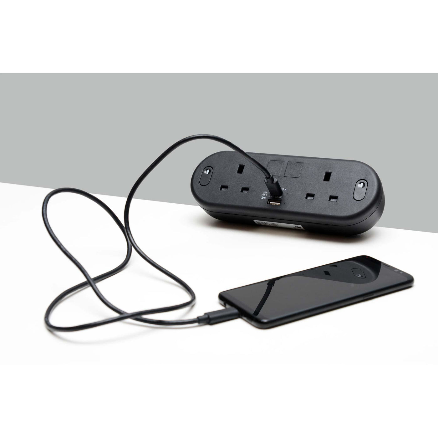 CMD Capsule on desk power module with USB (A+C) charging